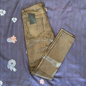 Genetic Denim | Jeans | Faux Snake Skin Textured Skinny Pants | Poshmark